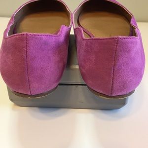 JustFab | Shoes | Justfab Magenta Pointed Toe Flats | Poshmark